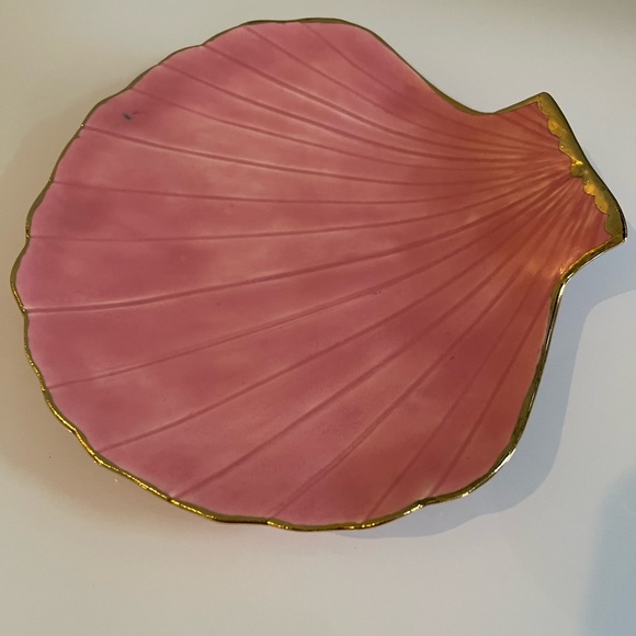 Handmade | Art | Ceramic Clam Shell Handmade Vintage Seashell Pink And ...